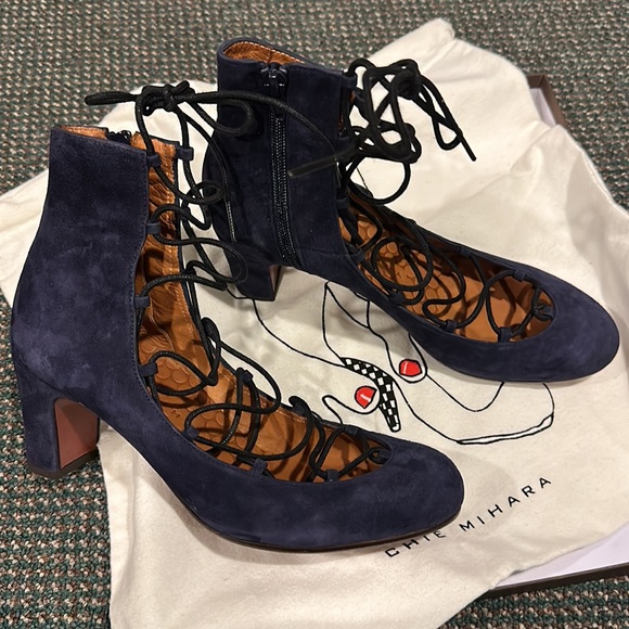 Chie Mihara | Shoes | New In Box Chie Mihara Fw7 Janet Indigo Suede ...